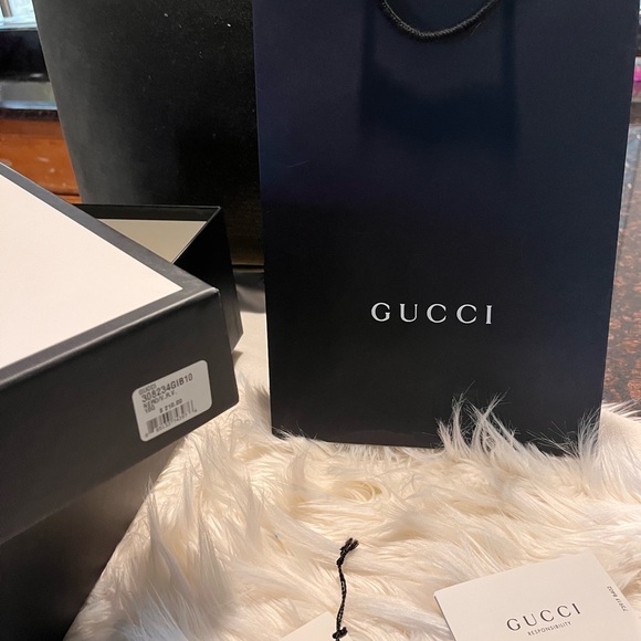 Gucci | Shoes | Gucci Shoe Box With Taggs And Shopping Bag | Poshmark